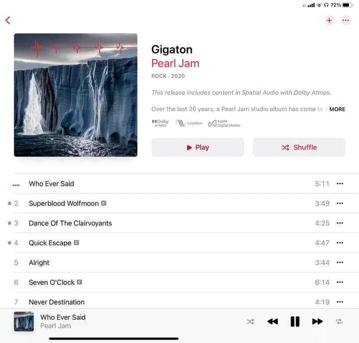 Spatial Audio with Dolby Atmos and Lossless Audio options are now ...