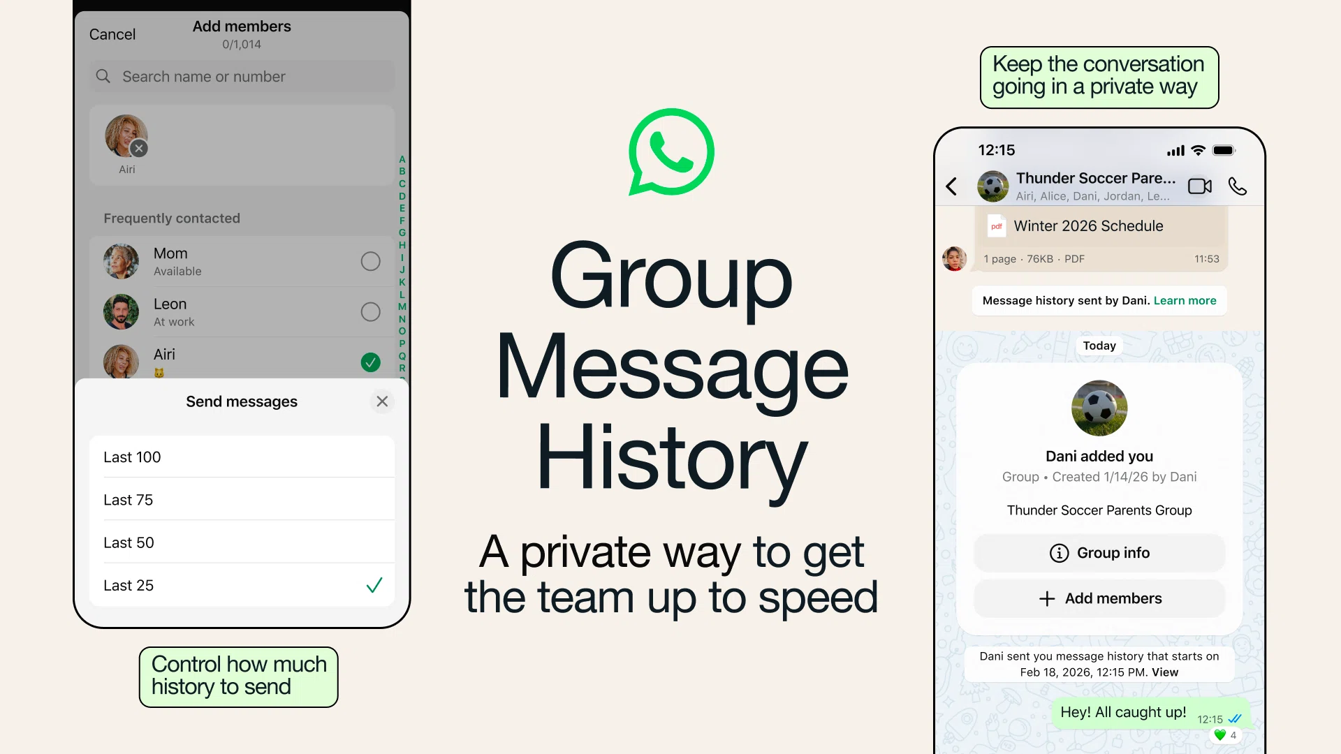 WhatsApp’s newest feature lets new members in group chats catch up on ...