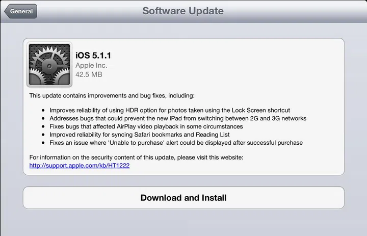 Apple Releases iOS 5.1.1 to Fix Bugs | HardwareZone Singapore