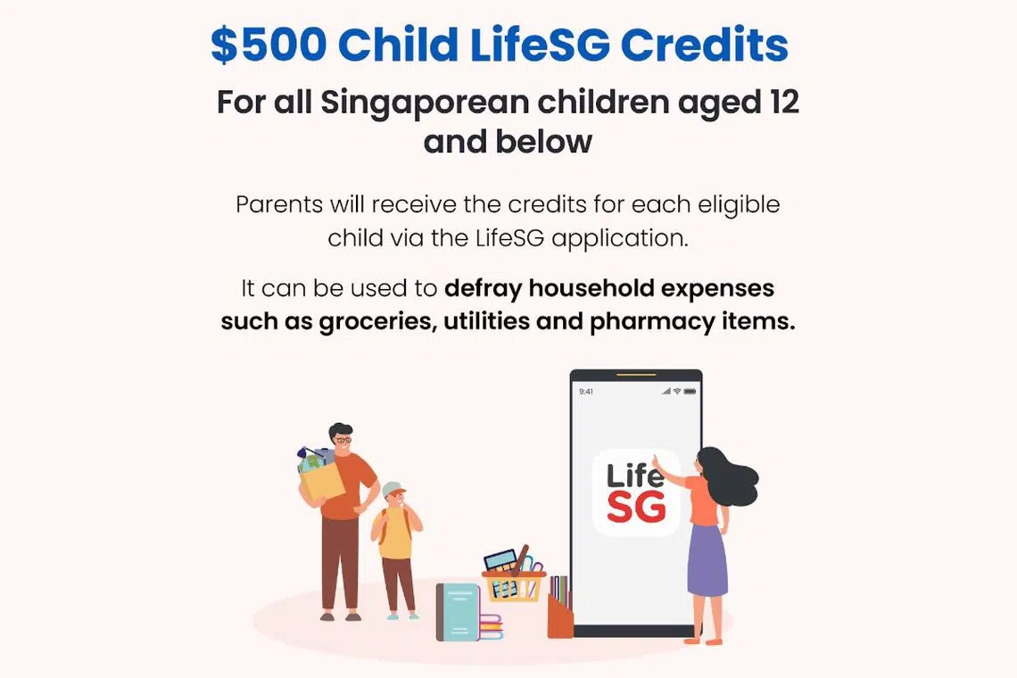 Here’s how you can withdraw your S$500 Child LifeSG Credits in cash ...