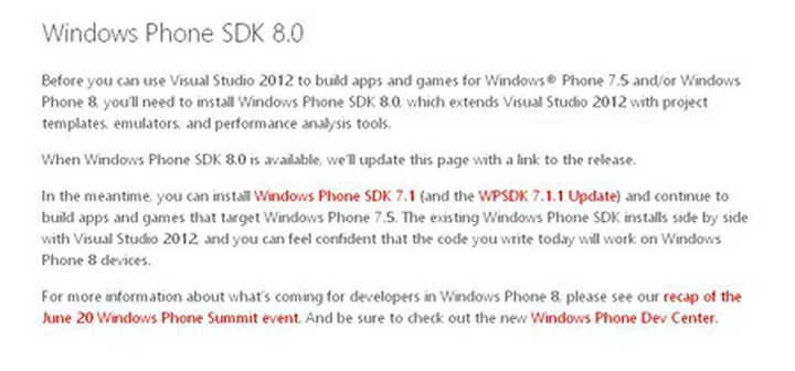 Windows Phone 8 SDK Finally Made Available | HardwareZone Singapore