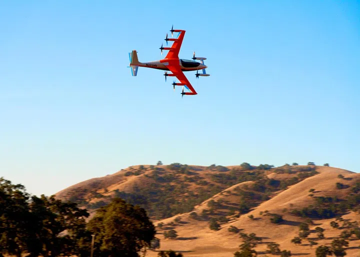 Silicon Valley company Kitty Hawk’s third flying vehicle is called ...
