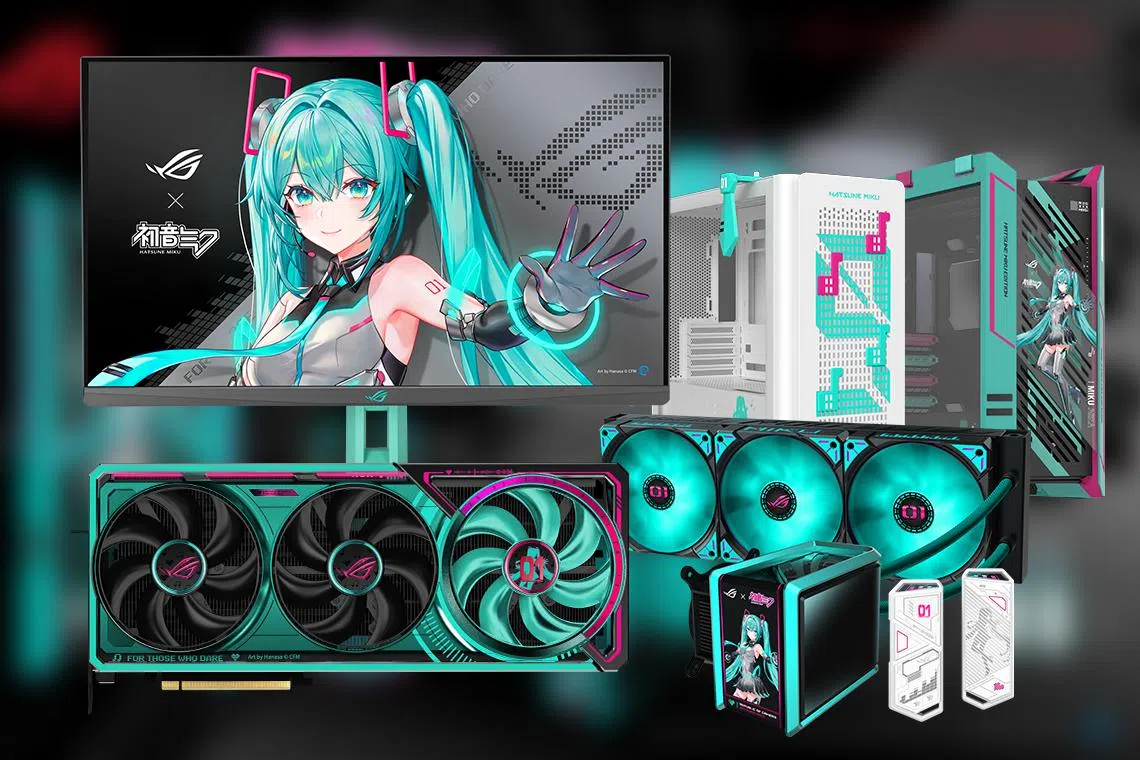 This ROG x Hatsune Miku collab puts us one step closer to an all-Miku PC | HardwareZone Singapore