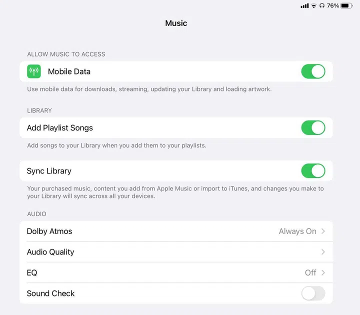 Spatial Audio with Dolby Atmos and Lossless Audio options are now available on Apple Music ...