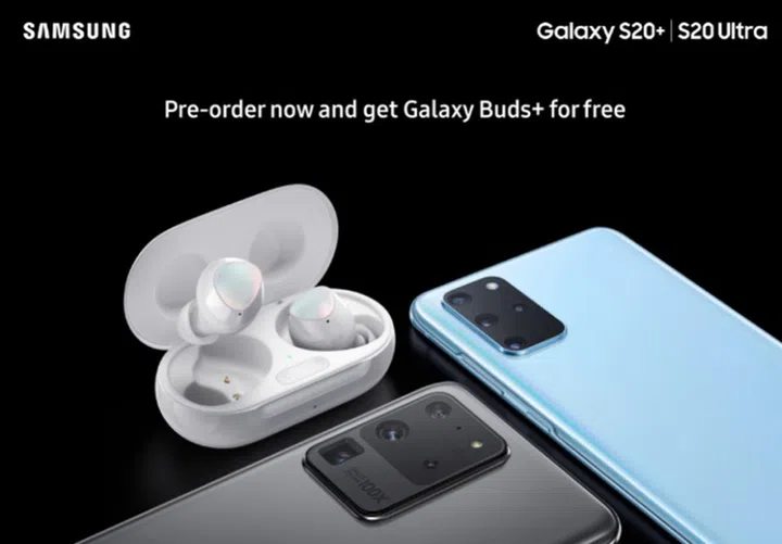 Pre-order gift for the upcoming Samsung Galaxy S20+ and S20 Ultra ...