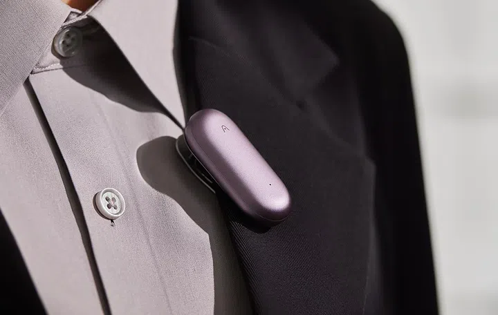 The Plaud NotePin is an AI voice recorder that you can wear around your ...