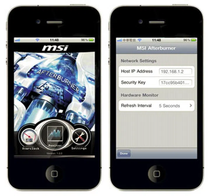Overclock Desktop Graphics with the MSI Afterburner for iOS ...