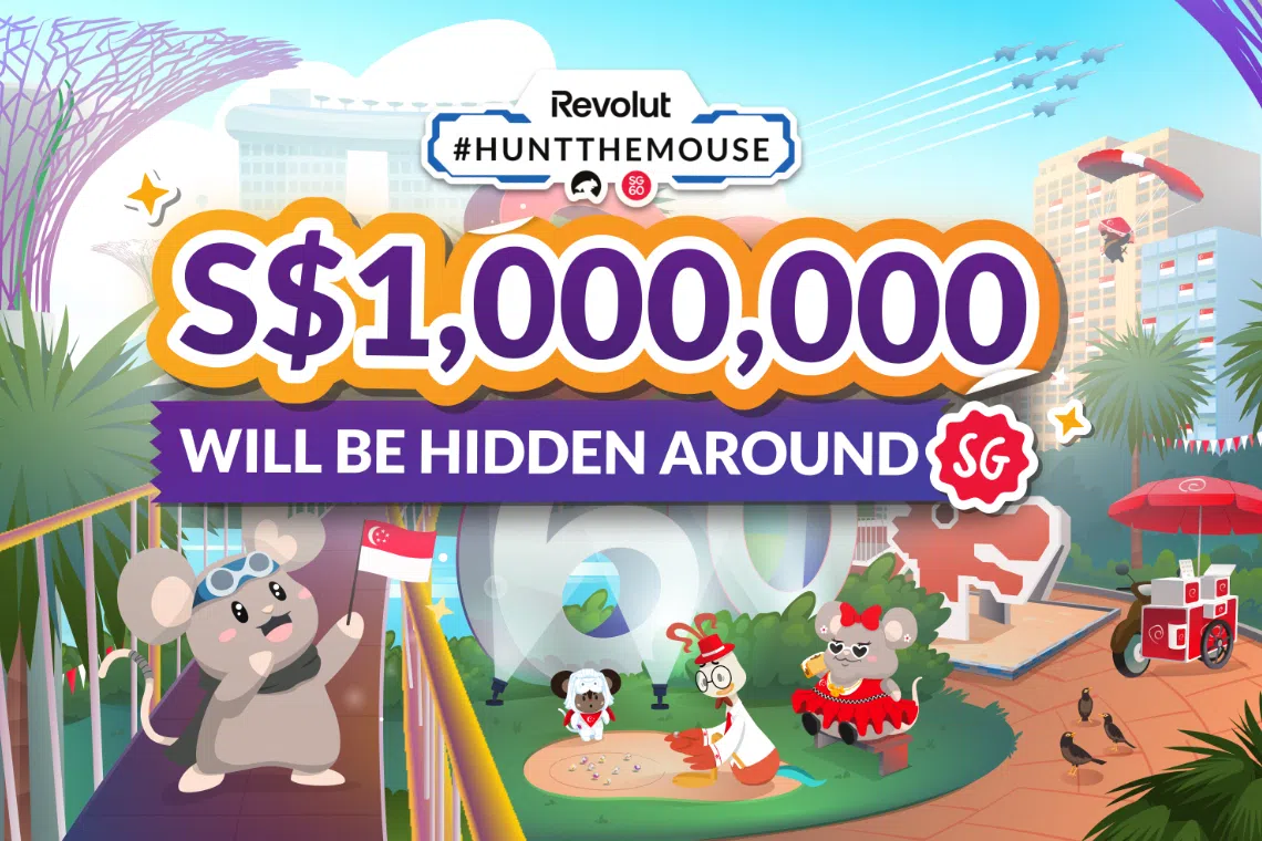 Revolut and Sqkii unveil new evolved #HuntTheMouse game with S$1 ...