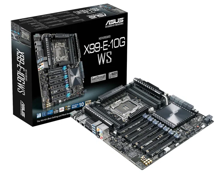 ASUS releases new 10Gbps LAN workstation motherboard - the X99-E-10G WS ...