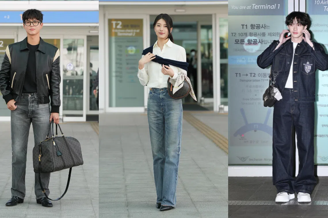 The Most Stylish Korean Celebrity Airport Outfits | Harper's Bazaar ...