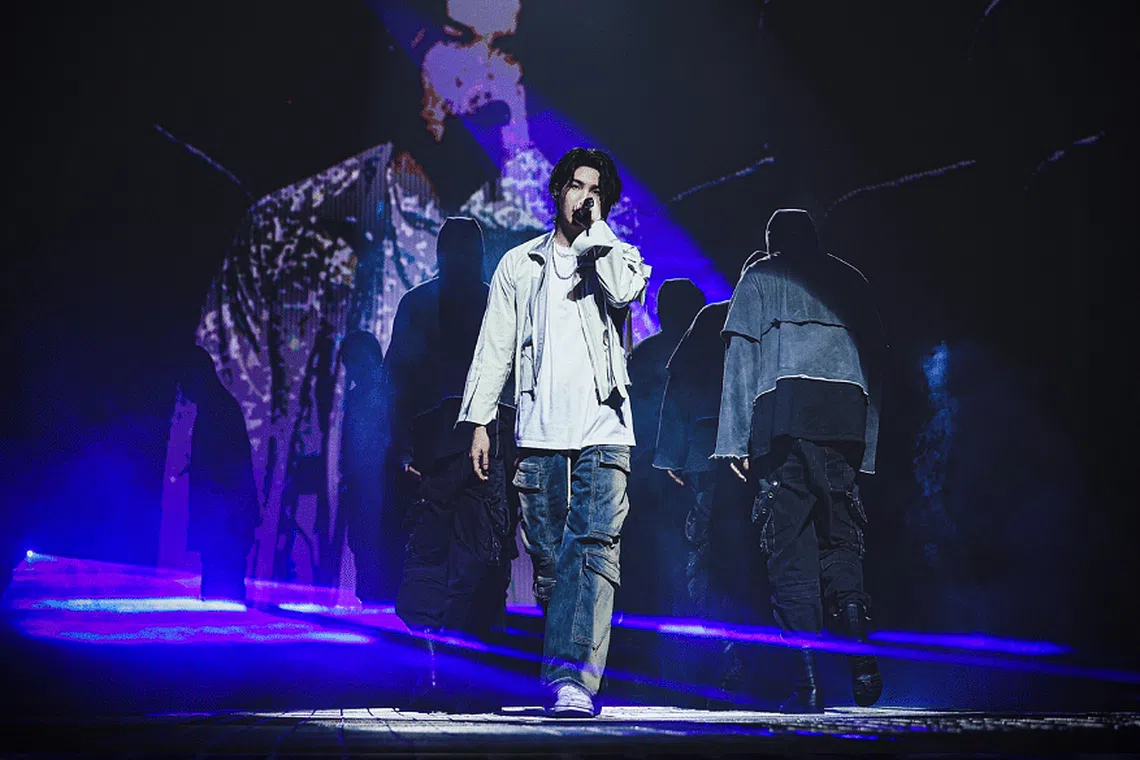 BTS' Suga Wraps Up Sold-Out Concert Run In Singapore | Harper's Bazaar ...