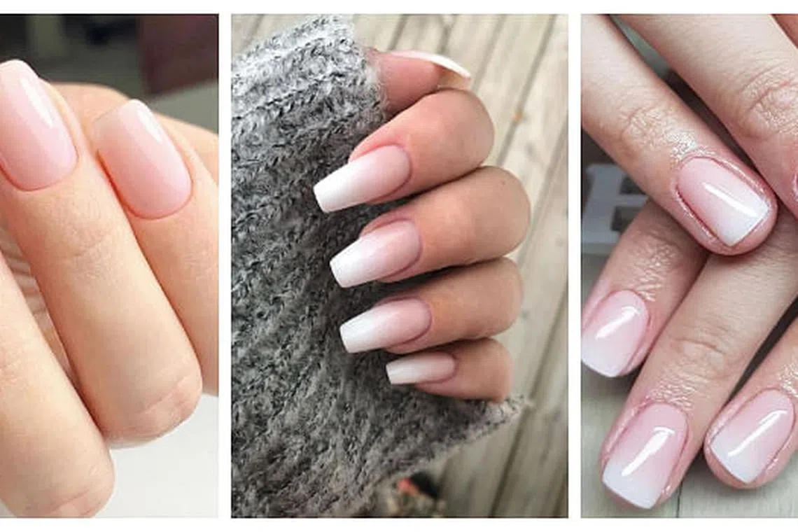 Everything You Need To Know About The Baby Boomer Nail Trend | Harper's ...