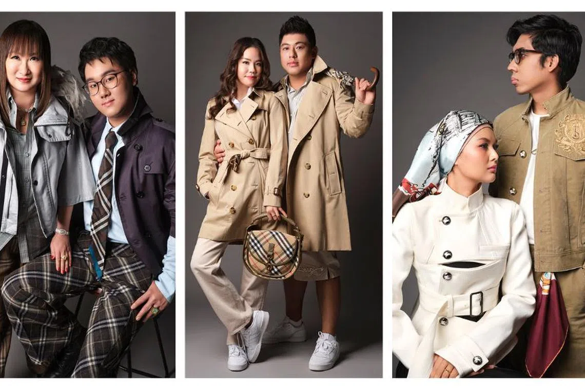 For These Stylish Duos, Burberry Is A Family Affair | Harper's Bazaar ...