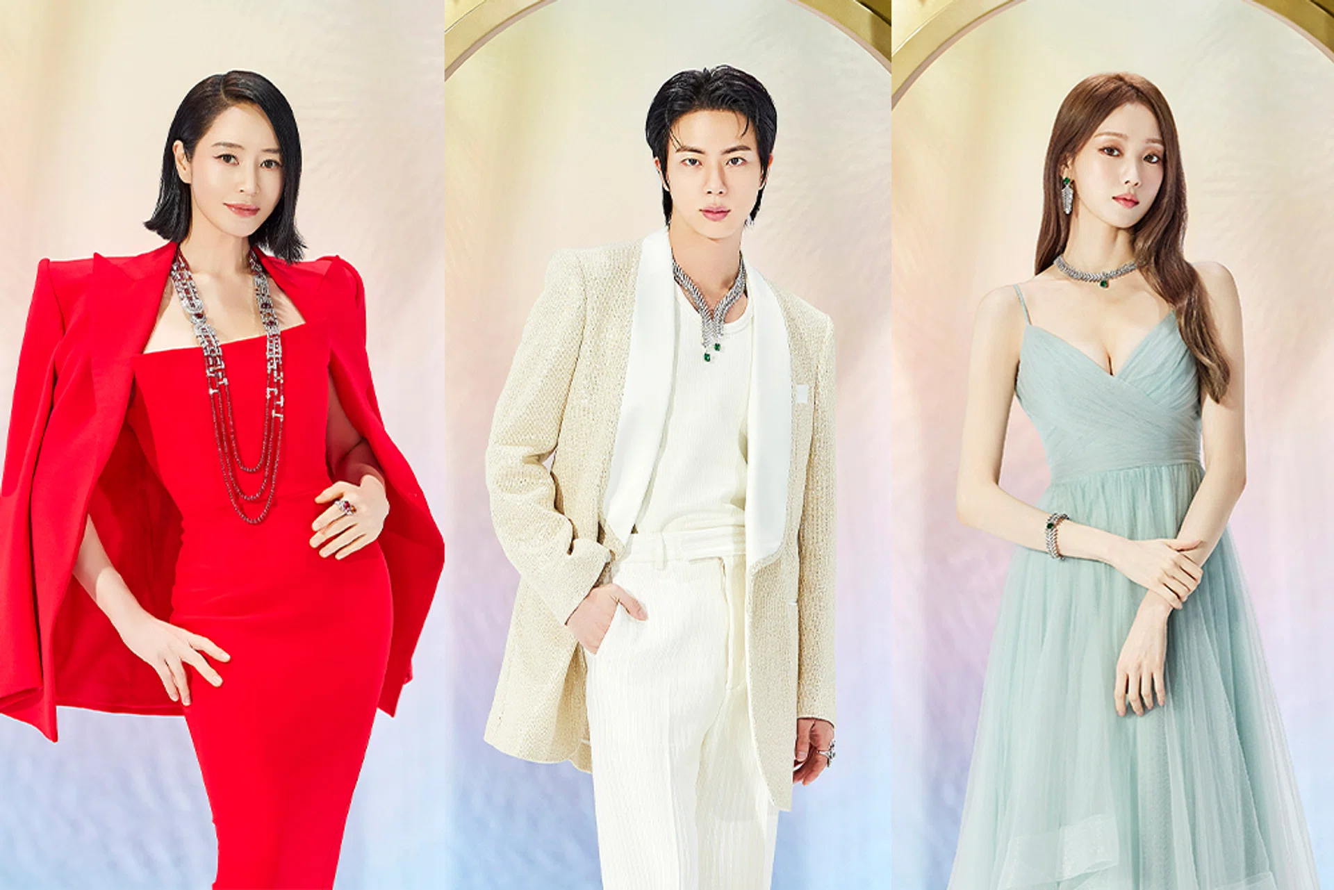 BTS’ Jin, Lee Sung Kyung And All The Stars Who Dazzled At The Monsieur Fred Ideal Light Gala In ...