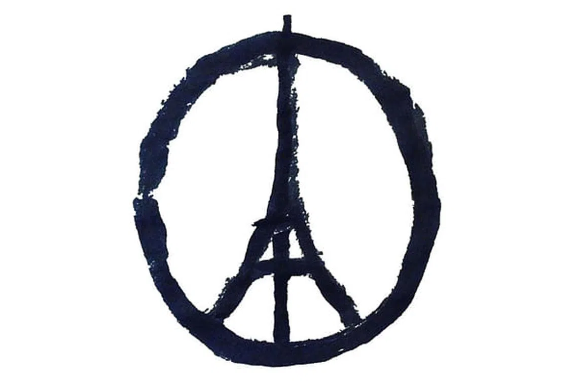 Meet The Artist Behind The Viral Eiffel Tower Peace Sign | Harper's ...