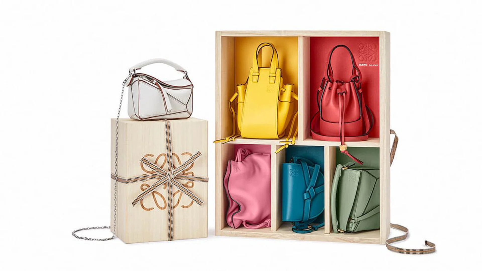 Loewe Just Launched The Cutest Gift Box With Its Iconic Bags In Nano ...