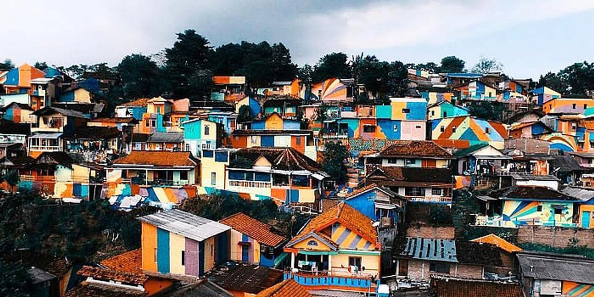 This Rainbow-Coloured Village In Indonesia Is An Instagrammer's Dream ...
