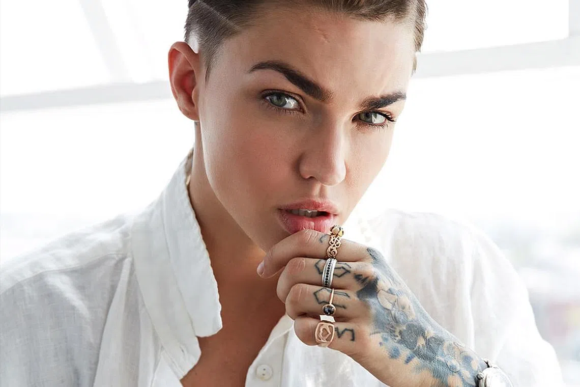 Check Out Ruby Rose Without Her Tattoos - Harper's Bazaar Singapore ...