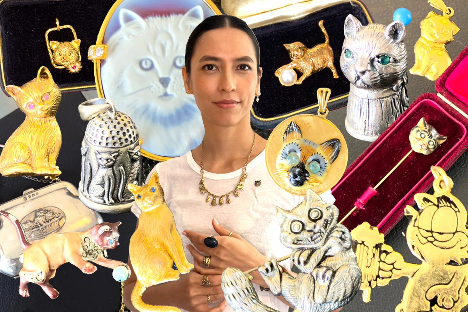 Jennifer Banse Is The Jewellery Collector Who Turned Her Cat Obsession ...