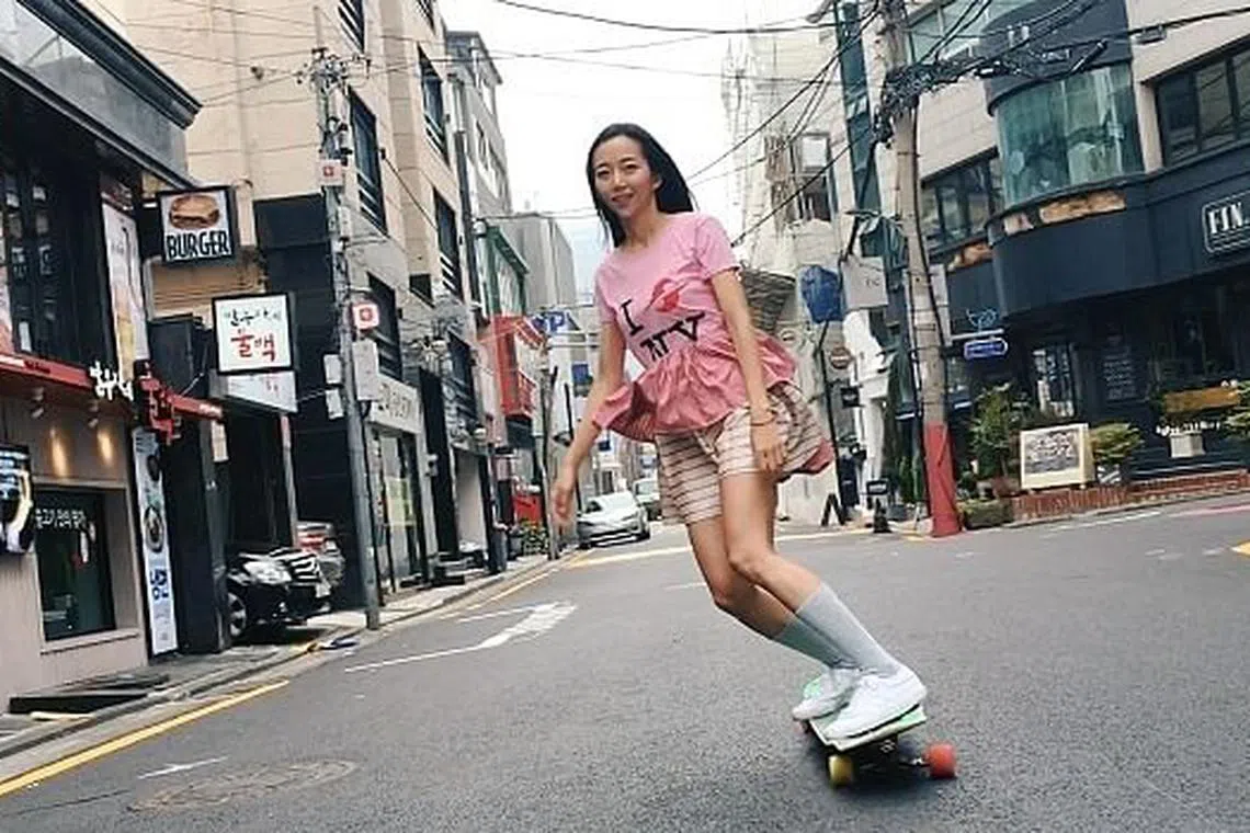 BAZAAR Spotlight: Meet Ko Hyojoo, The Longboard Dancer That Went Viral | Harper's Bazaar Singapore