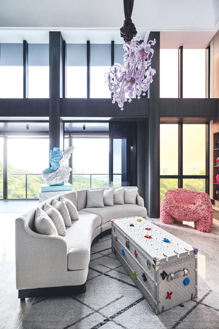 A Fashionable Life: Inside Entrepreneur Sherry Ang’s Transitional Penthouse Home | Harper's ...