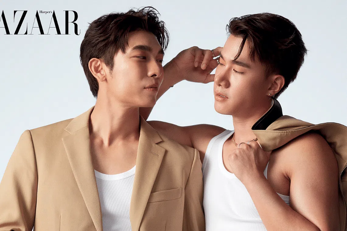 Mew Suppasit And Tul Pakorn Play "How Well Do You Know Each Other?" | Harper's Bazaar Singapore