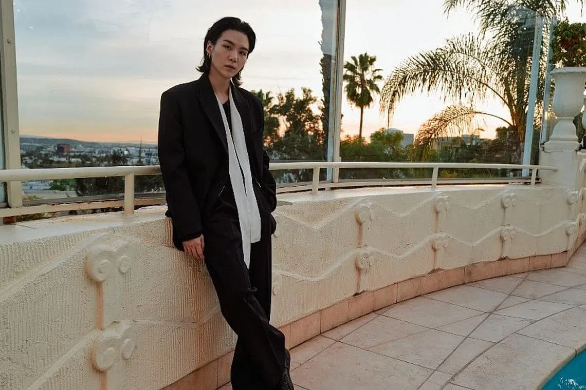 BTS' Suga Is Valentino's New Brand Ambassador | Harper's Bazaar Singapore