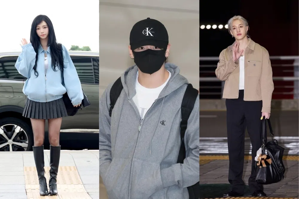 The Most Stylish Korean Celebrity Airport Outfits | Harper's Bazaar ...