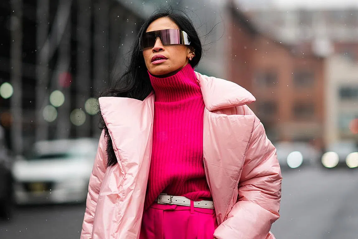 7 Wildly Different Ways To Style A Vibrant Pink Outfit | Harper's ...