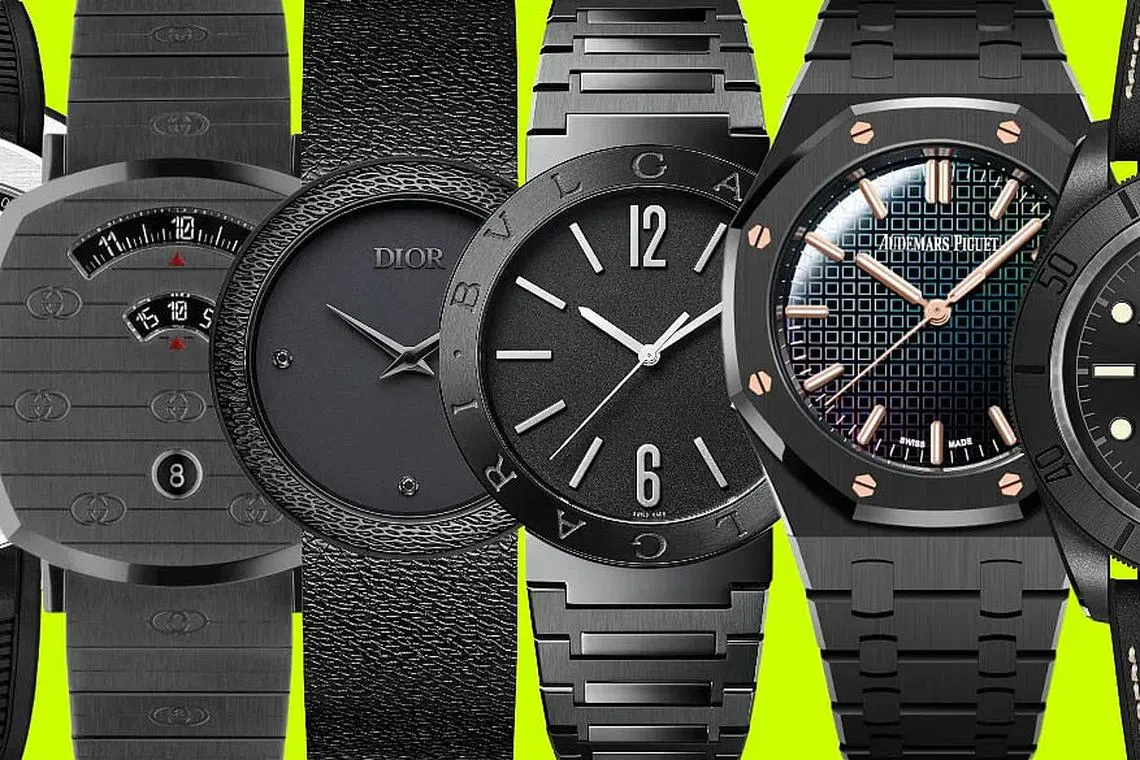 7 All-Black Watches That Will Stand The Test Of Time | Harper's Bazaar ...
