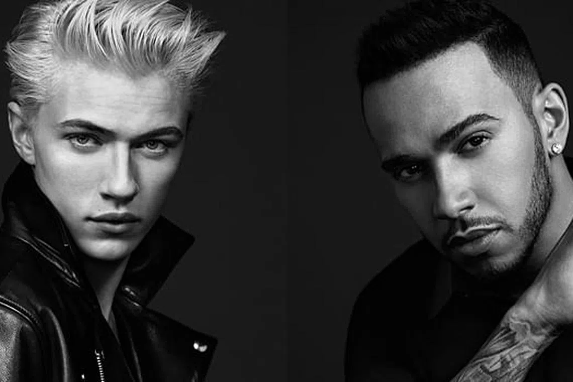 Lewis Hamilton And Lucky Blue Smith Are L’Oréal's Latest Faces | Harper ...