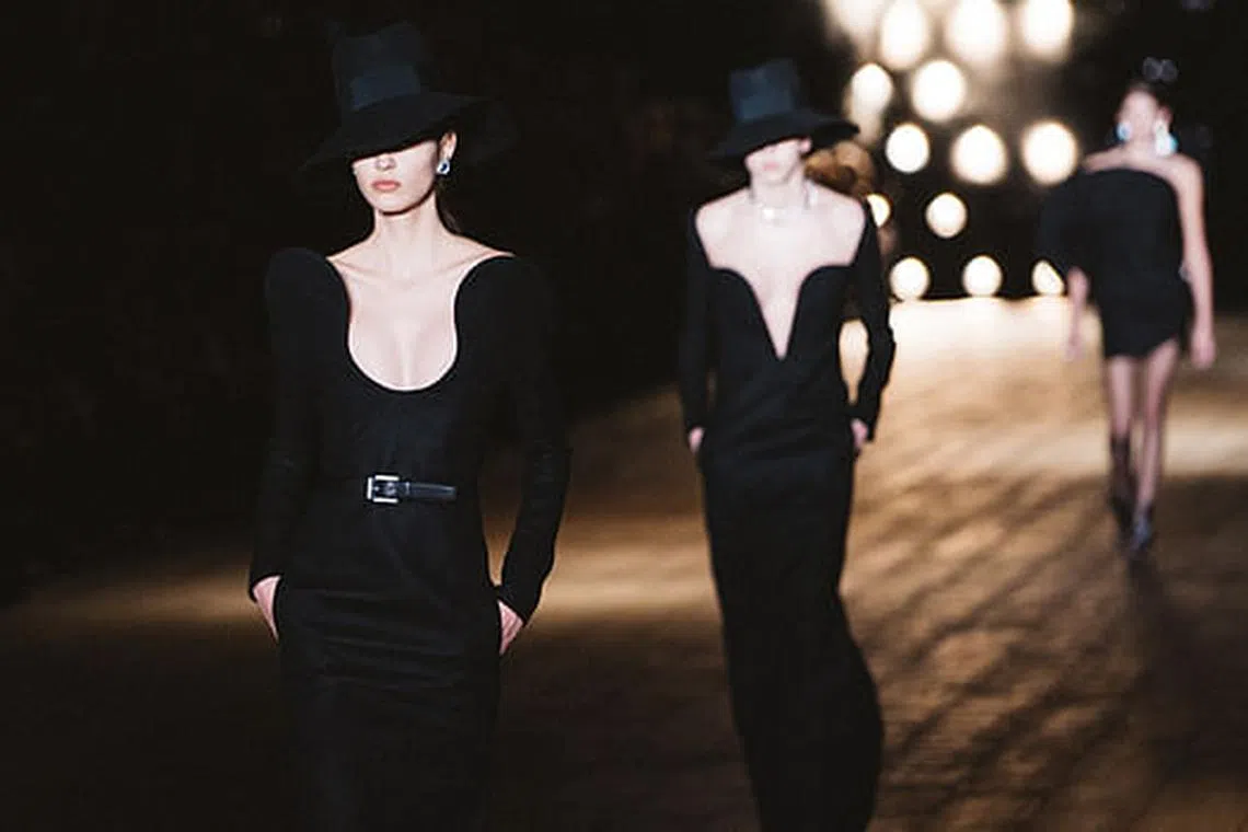 Inside The Saint Laurent Fall/Winter 2018 Show | Harper's Bazaar Singapore