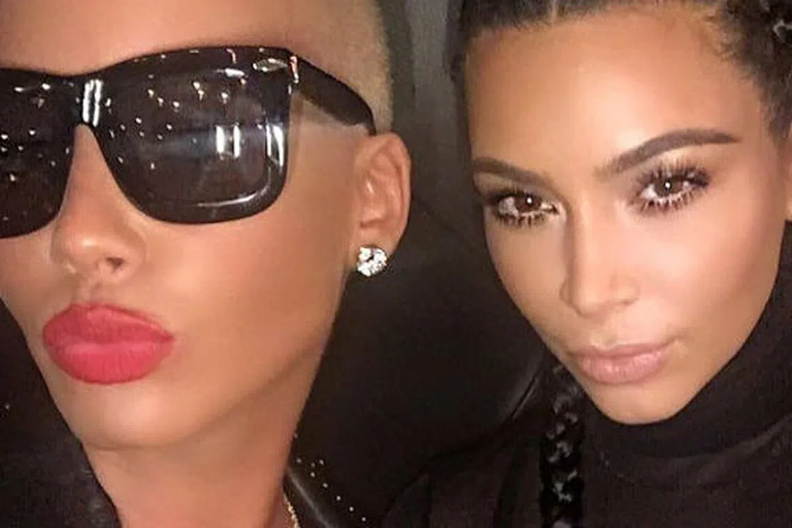 Kim Kardashian And Amber Rose Demonstrate How To Shut An Internet Fight ...