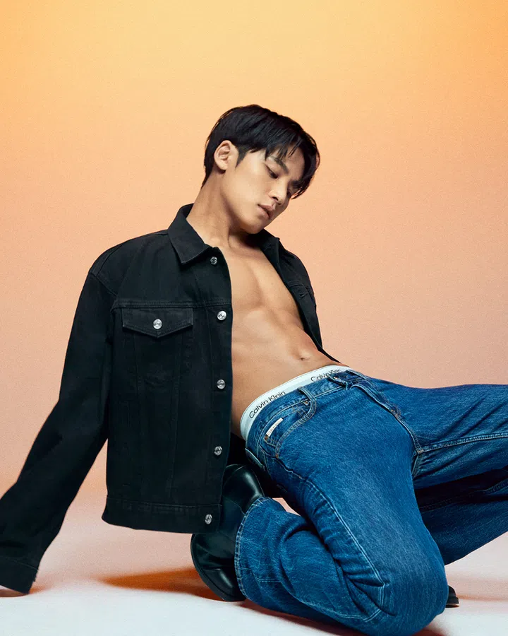 BAZAAR Exclusive: A First Look At Mingyu’s Debut Campaign For Calvin ...
