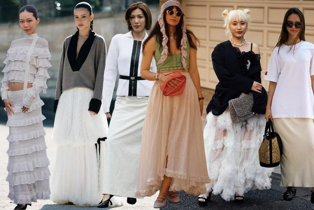 15 White Maxi Skirts To Add To Your Wardrobe | Harper's Bazaar Singapore