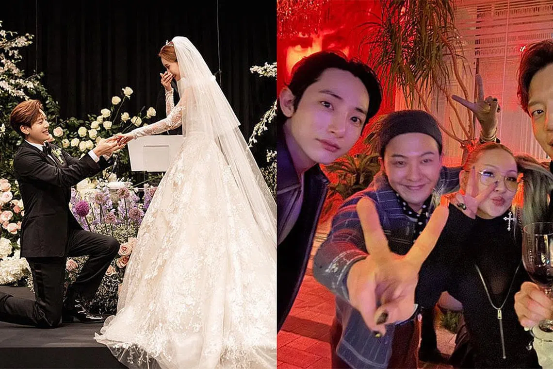 Lee Da-hae marries Se7en in wedding attended by BigBang and Super ...