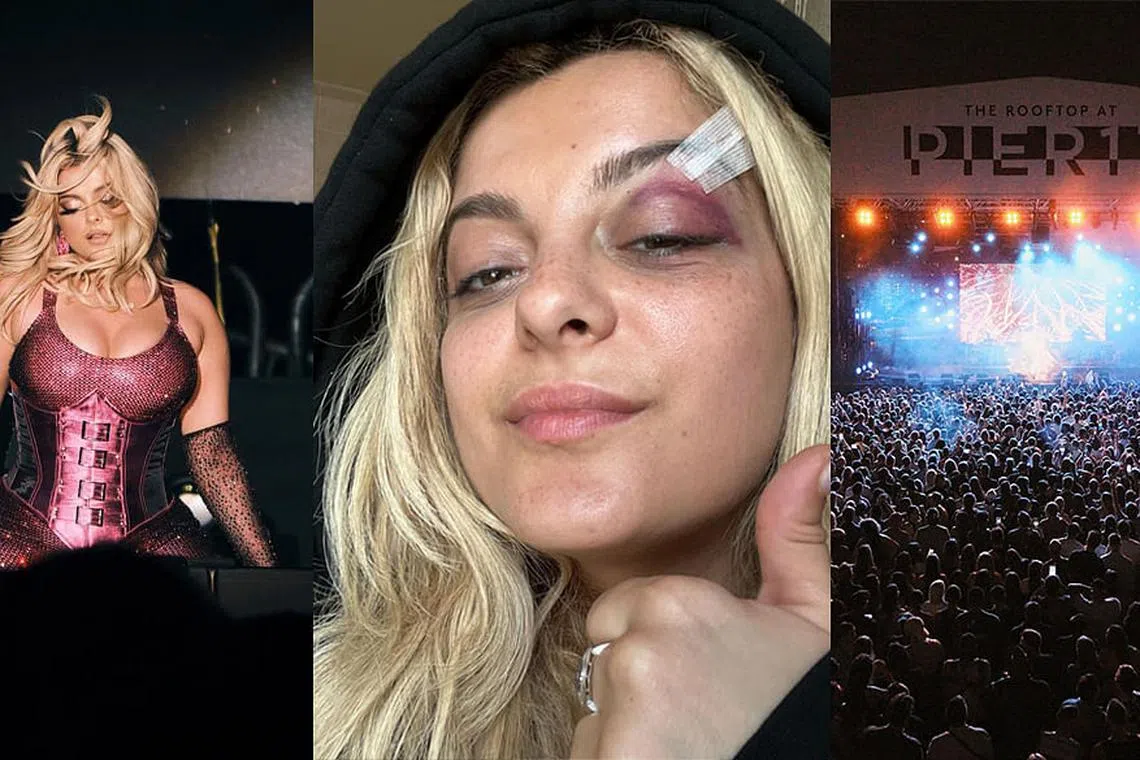 Why are concertgoers throwing objects at artists on stage? | Her World ...