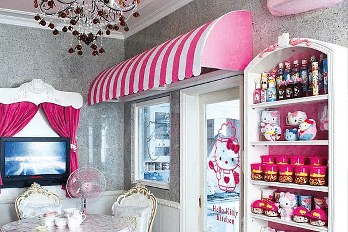 This Lady's Extravagant Hello Kitty Theme Apartment In Singapore | Her World Singapore
