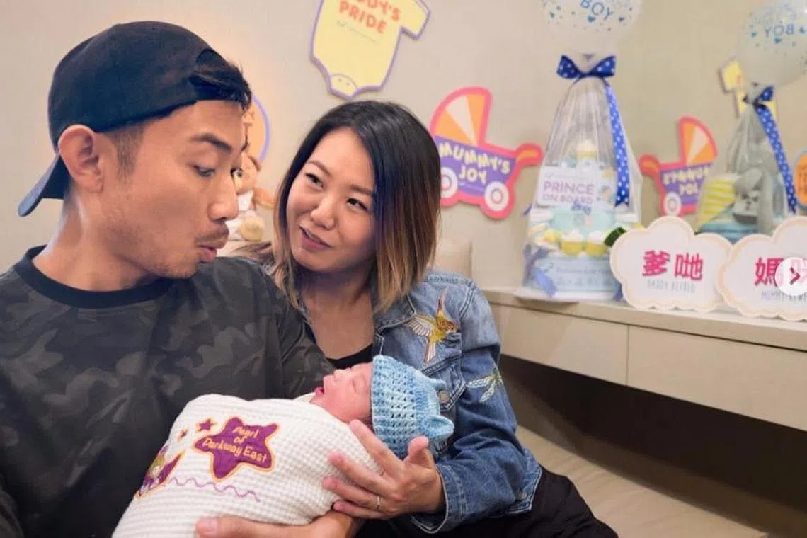 Local singers Tay Kewei and Alfred Sim welcomes baby boy! - Her World ...