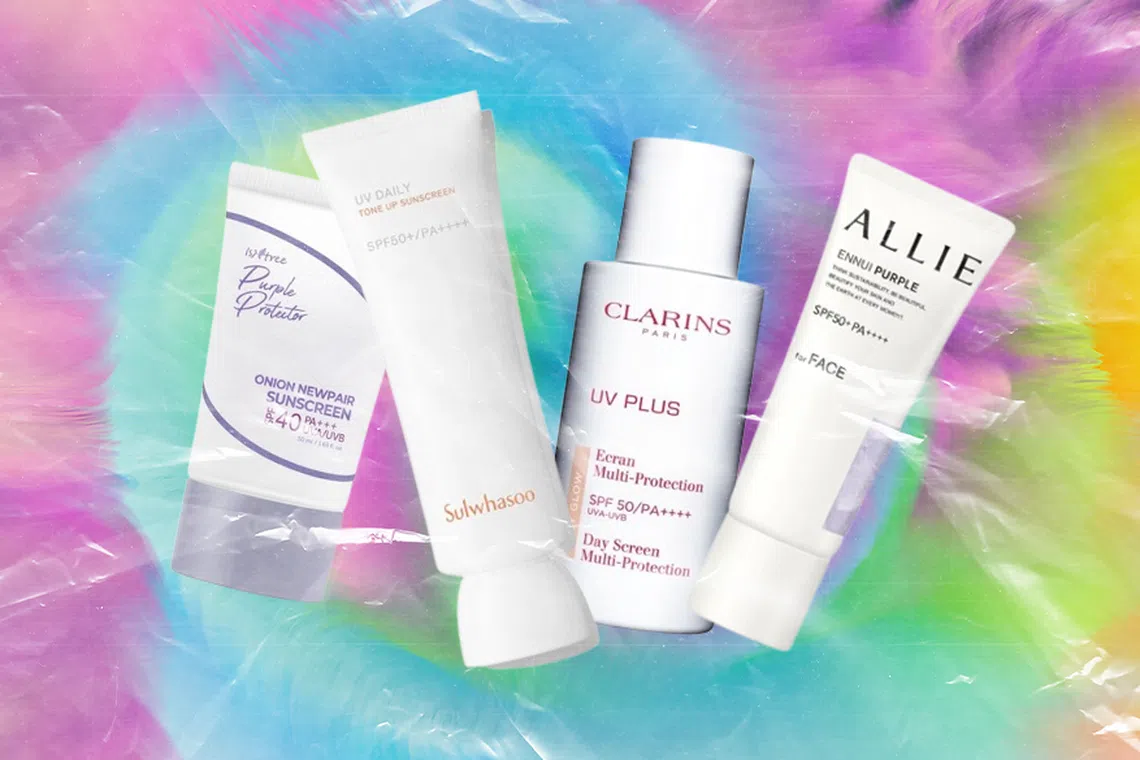 Purple, mint green and rose-tinted sunscreens are not gimmicks; they ...