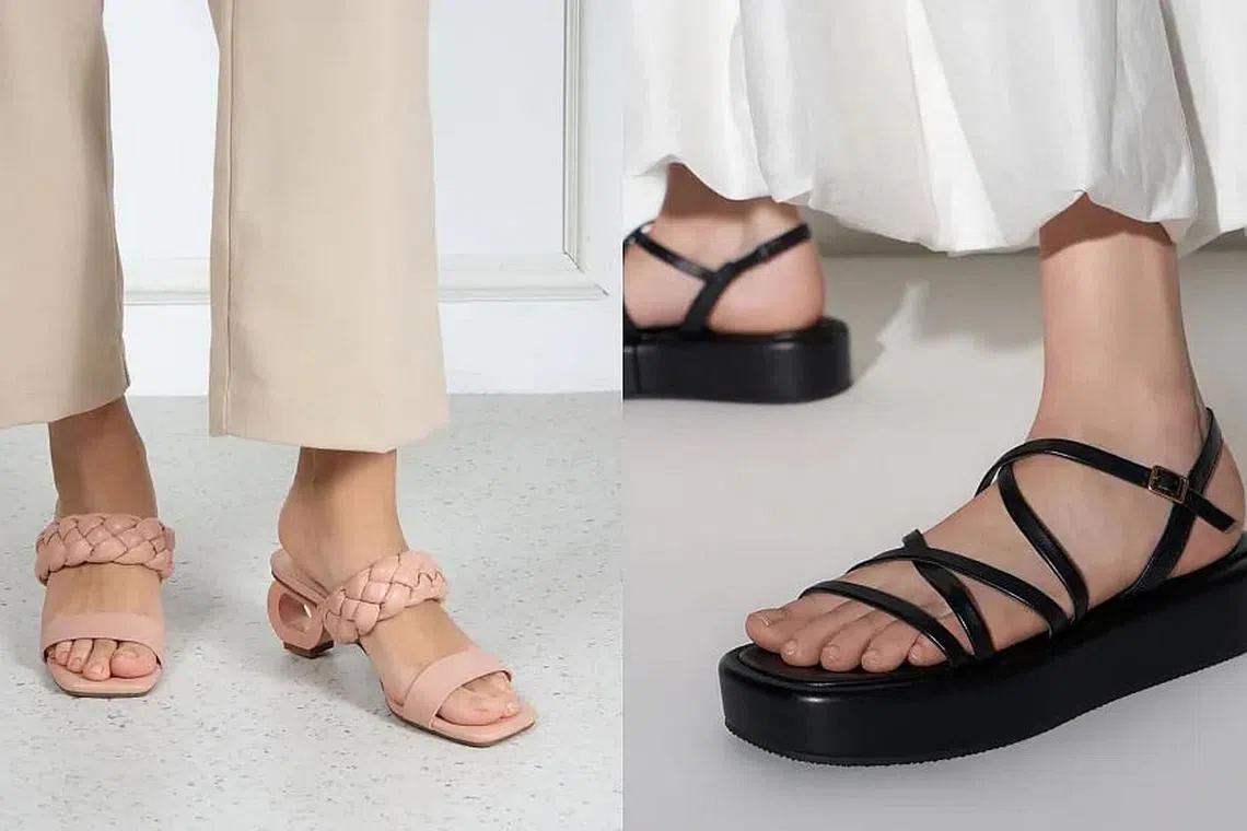 Open-Toe Shoes Under $100 To Look Chic At Work | Her World Singapore