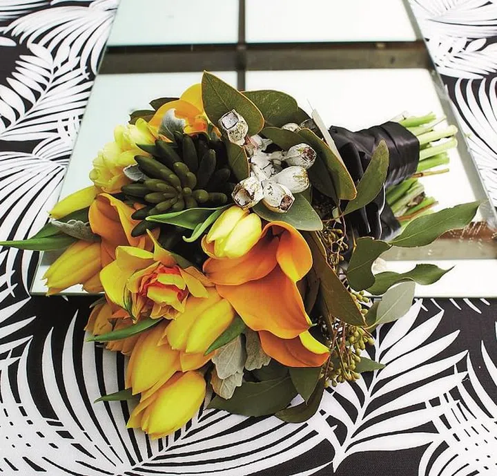 Monochrome wedding bouquets and why we love them - Her World Singapore ...