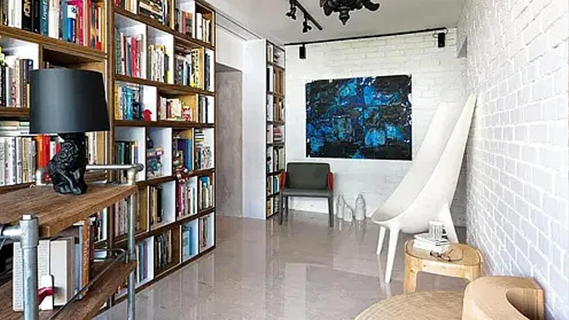 This Industrial-Style HDB Jumbo Flat With Five Bedrooms | Her World ...