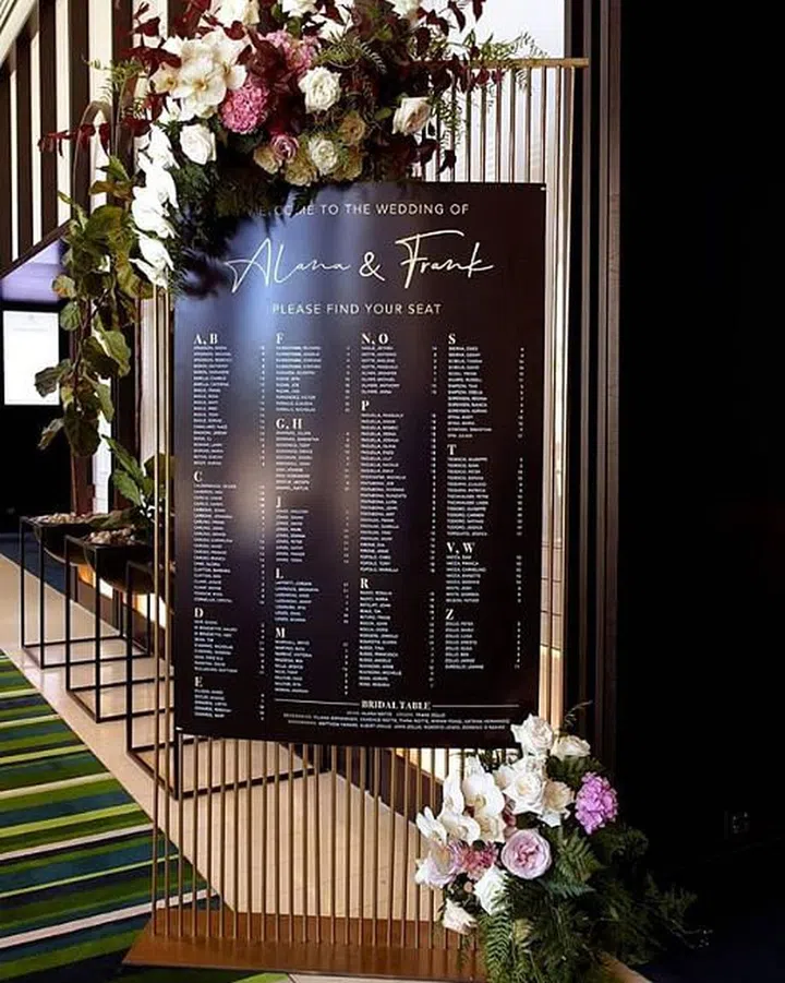 10 creative seating plan displays that will prettify your wedding decor ...