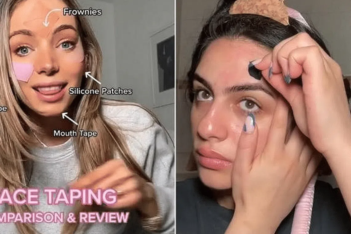 Why TikTok's latest face & mouth-taping trend could be dangerous | Her ...