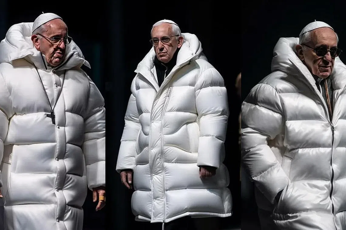 7 AI art prompts to create the new Pope Francis in puffer coat photos ...