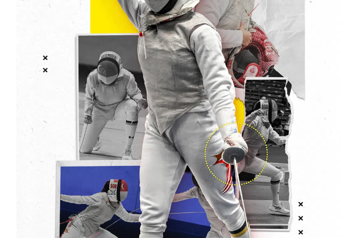 Singaporean fencer Amita Berthier: “Fencing is akin to playing chess ...