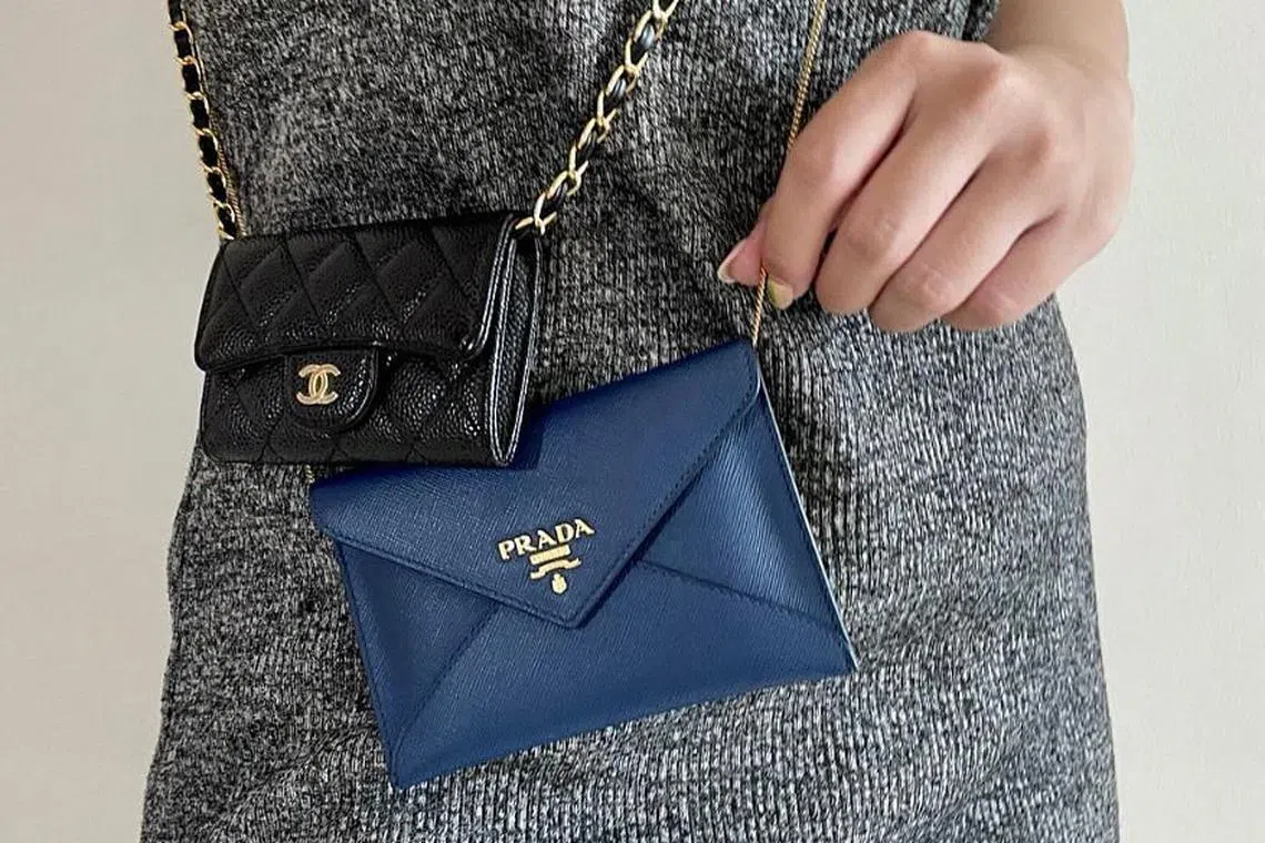 Easily transform your wallet into a cutesy micro bag with this hack ...