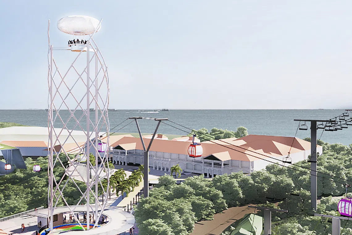 Sentosa is launching a new open-air rotating gondola ride this December ...