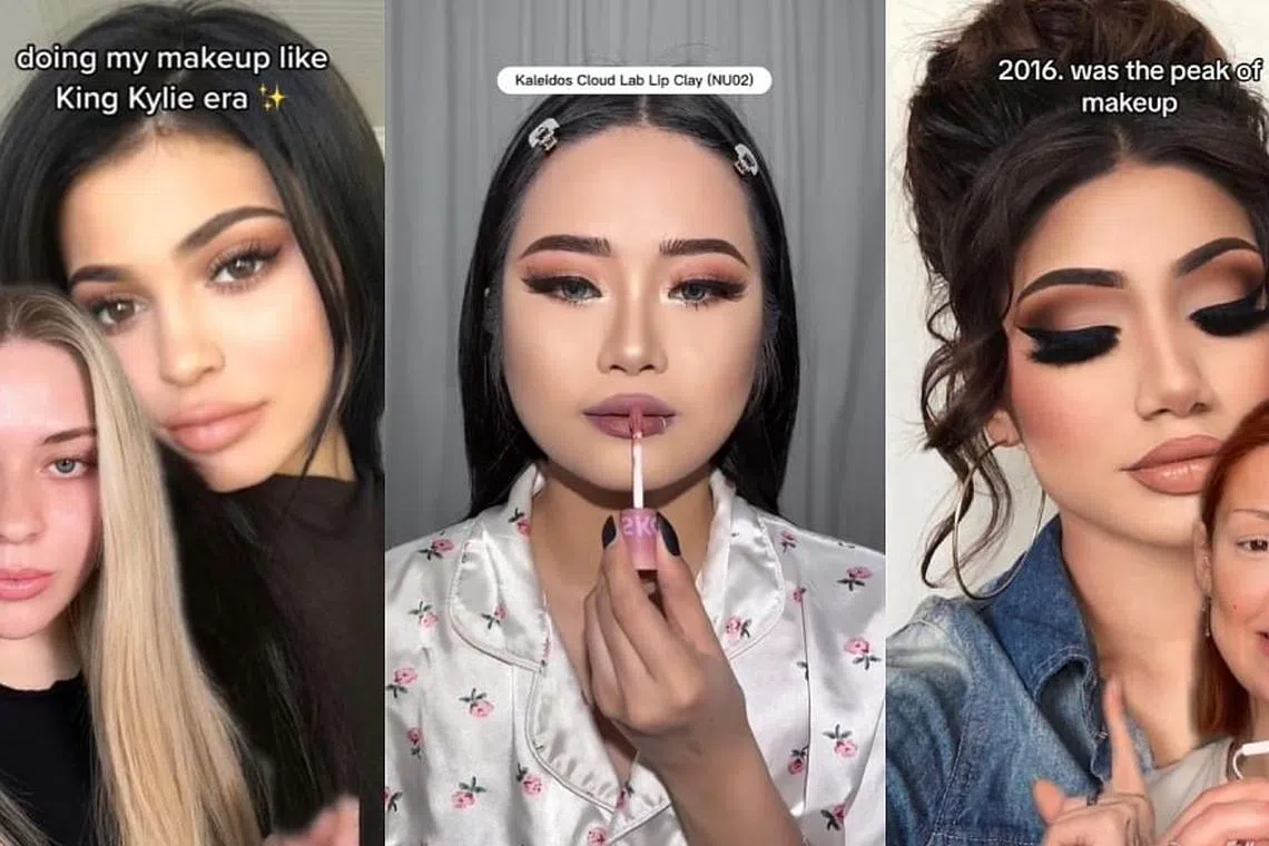 TikTok is bringing back 2016 makeup - Her World Singapore | Her World ...